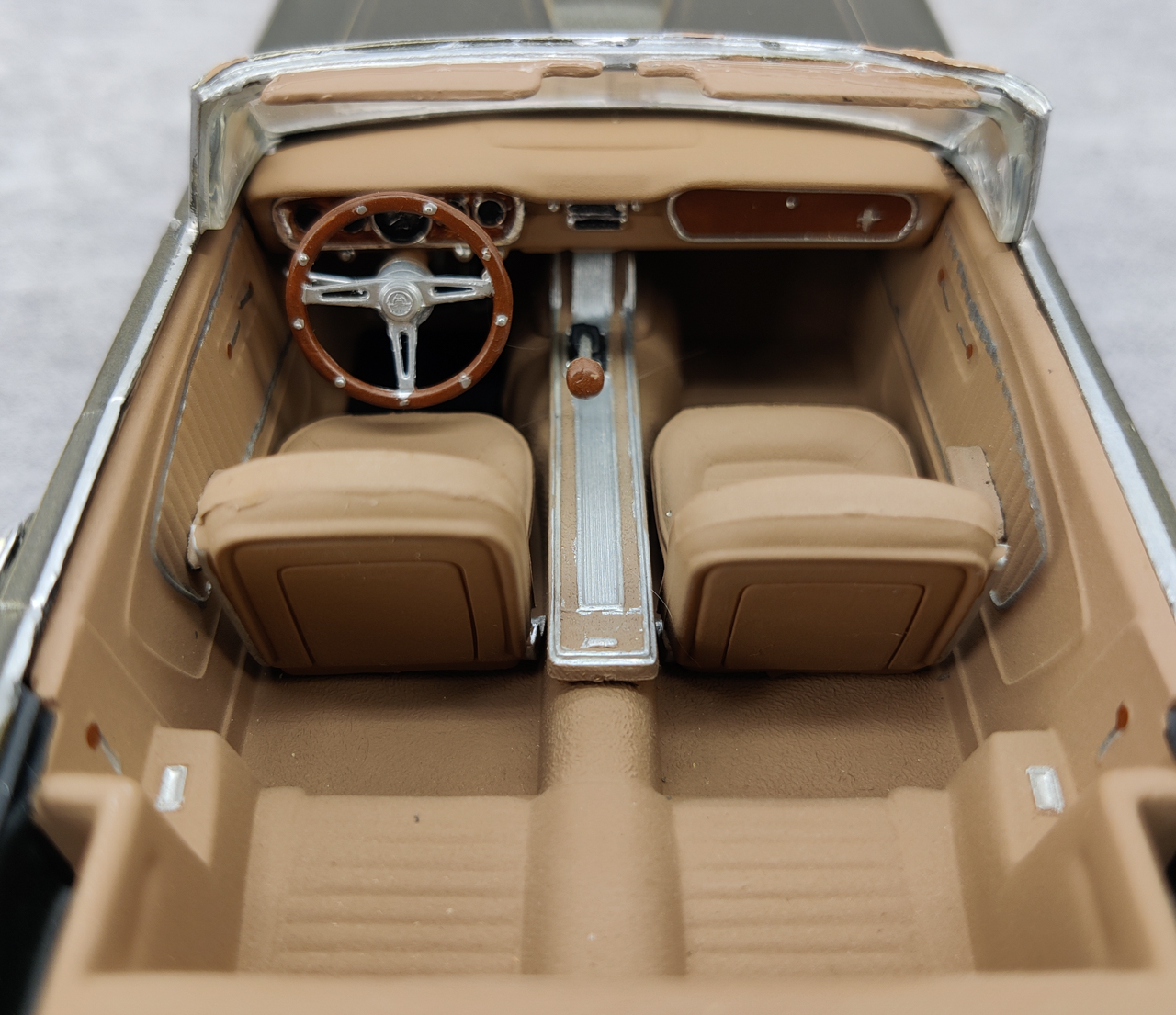 Monogram 1966 Ford Mustang Convertible Custom Built Kit - Spotlight Hobbies