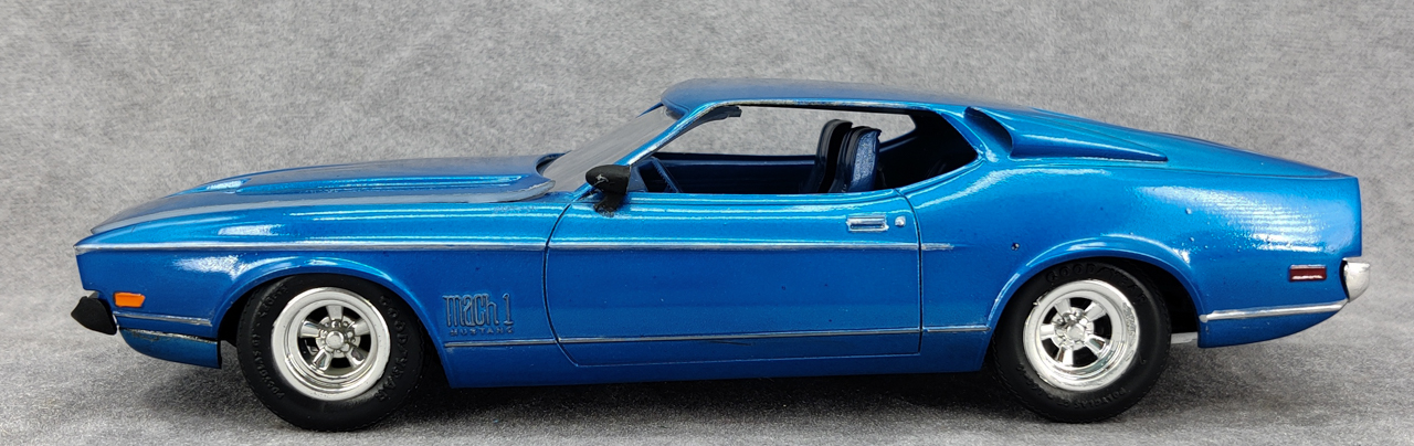 AMT 1971-1973 Ford Mustang Mach 1 Custom Built Kit - Spotlight Hobbies