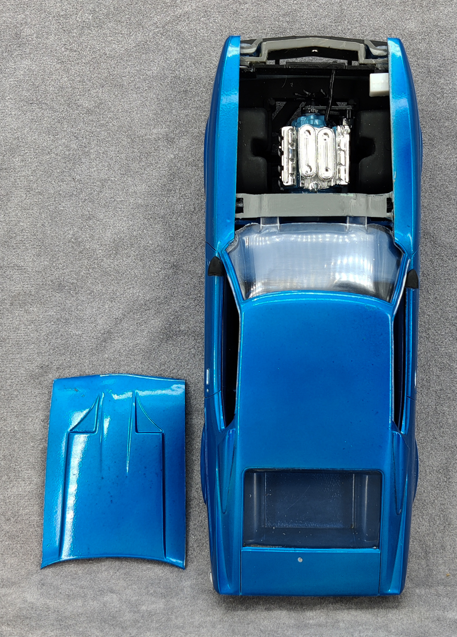 AMT 1971-1973 Ford Mustang Mach 1 Custom Built Kit - Spotlight Hobbies