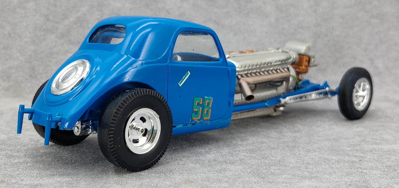 AMT Fiat Altered Allison Drag Car Built Kit - Spotlight Hobbies