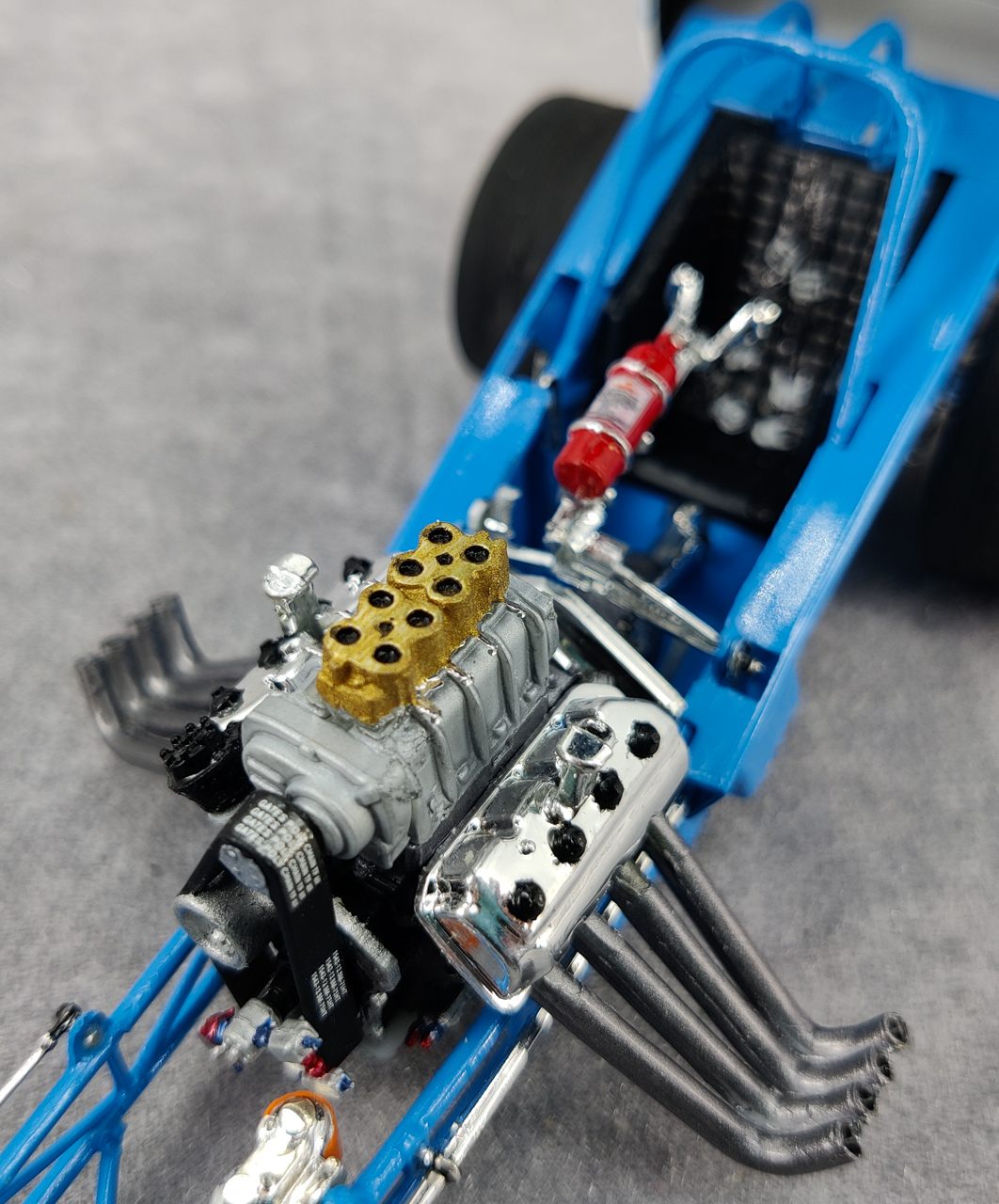 Revell Ed McCulloch "Revellution" Dodge Demon Funny Car Built Kit ...