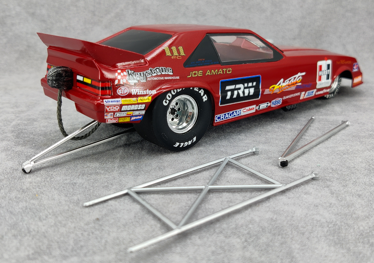 Monogram “Joe Amato” Ford Mustang Funny Car Built Kit - Spotlight Hobbies