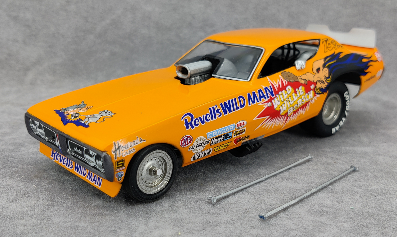 Revell “Wild Willy Borsch” Dodge Charger Funny Car Built Kit ...