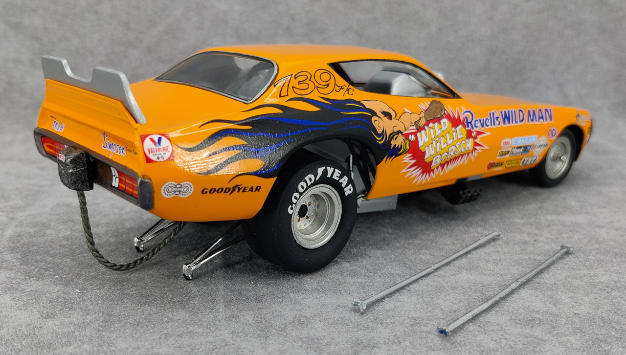 Revell “Wild Willy Borsch” Dodge Charger Funny Car Built Kit ...