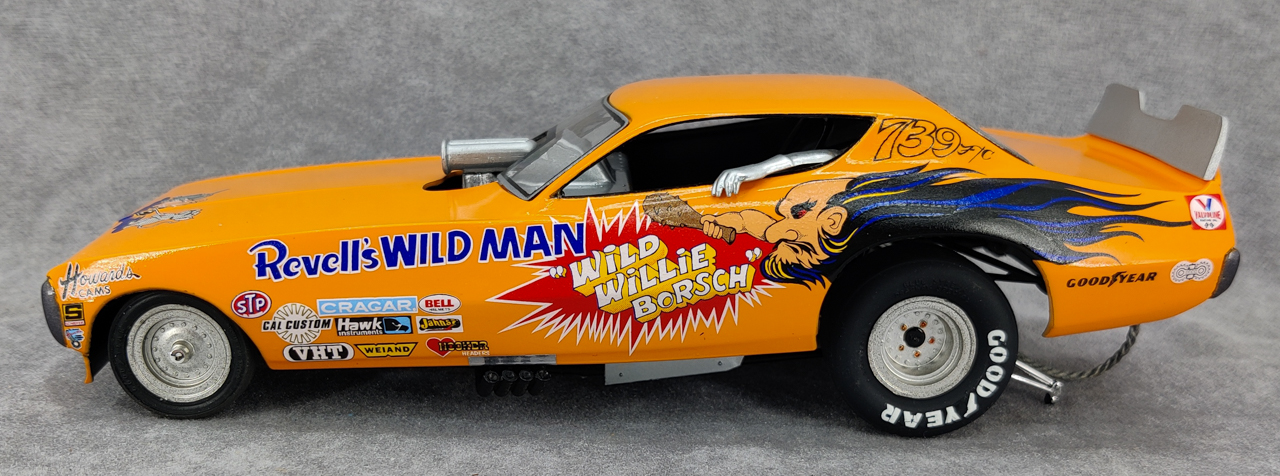 Revell “Wild Willy Borsch” Dodge Charger Funny Car Built Kit ...