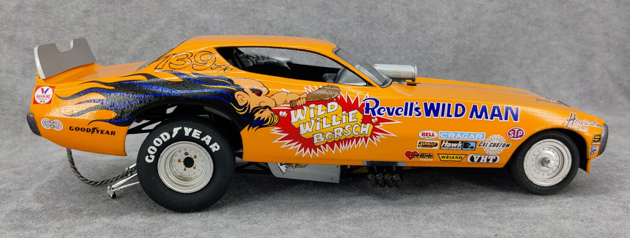 Revell “Wild Willy Borsch” Dodge Charger Funny Car Built Kit ...