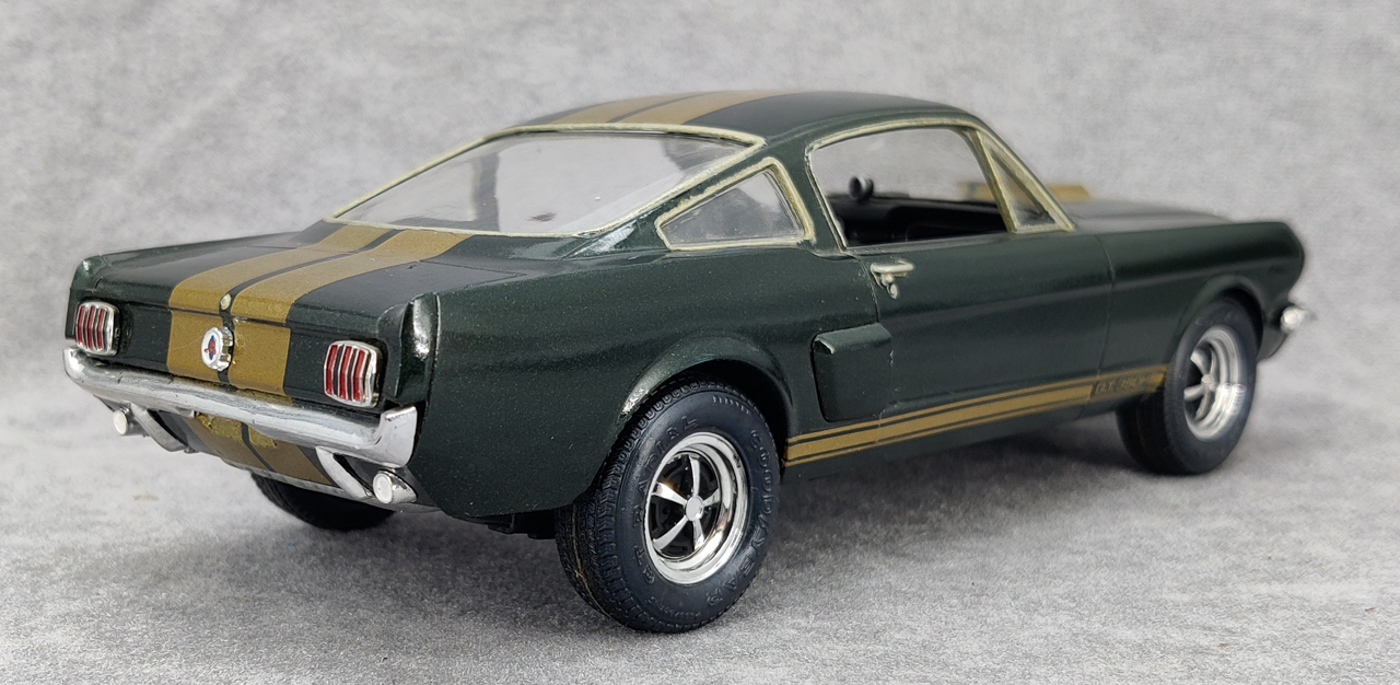 Monogram 1966 Ford Mustang GT 350H Built Kit - Spotlight Hobbies