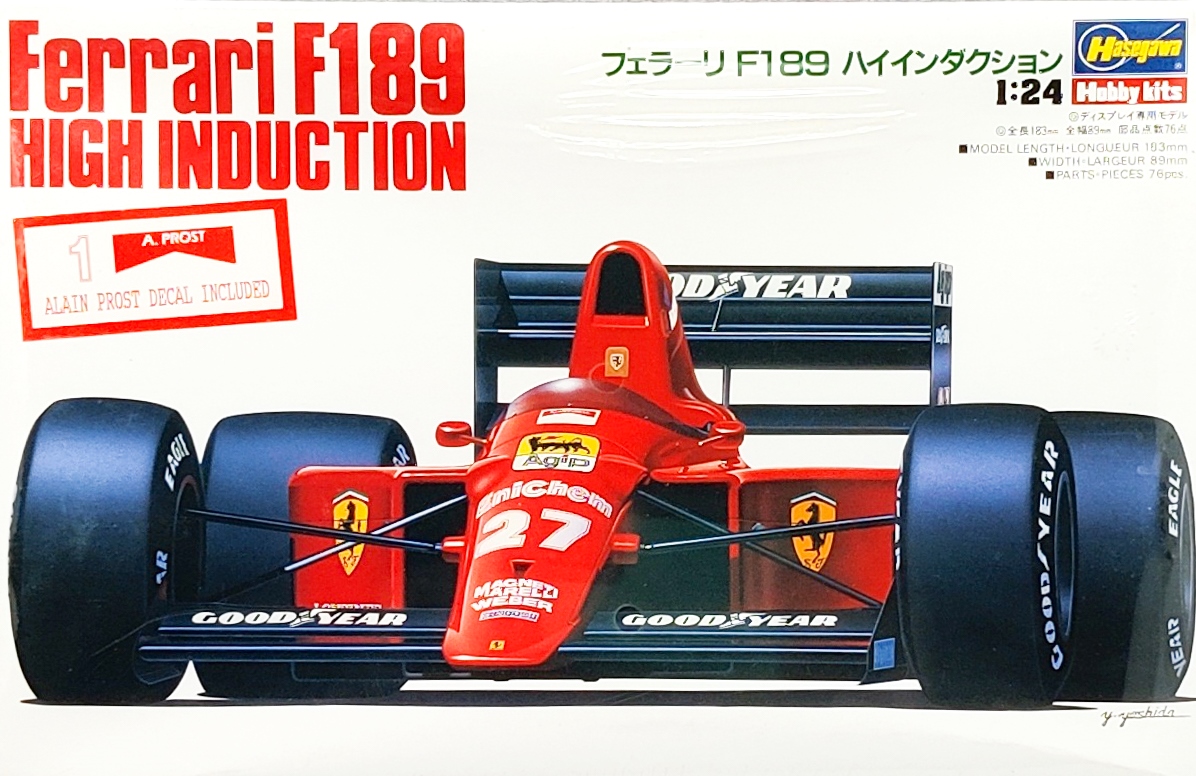Hasegawa Ferrari F189 High Induction Formula 1 - Spotlight Hobbies
