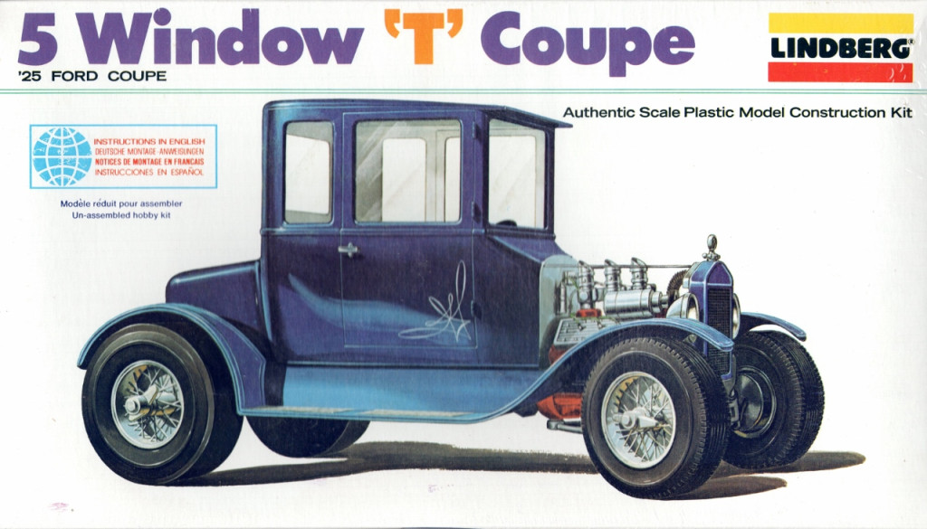Lindberg 1925 Ford Model 'T' 5-Window Coupe - Spotlight Hobbies