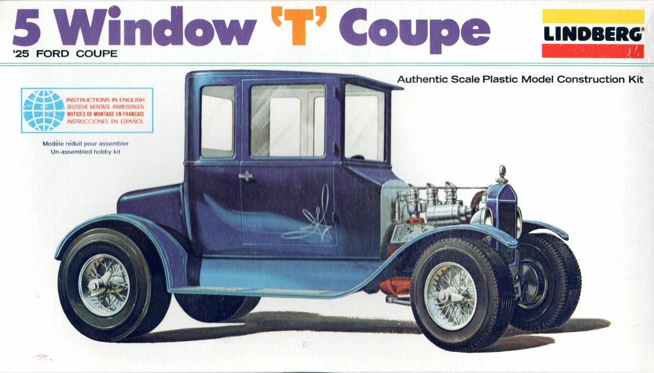 Lindberg 1925 Ford Model 'T' 5-Window Coupe - Spotlight Hobbies