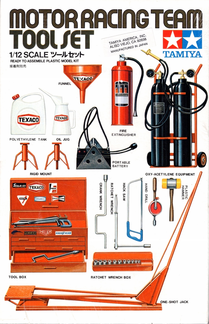 Tamiya "Motor Racing Team" Tool Set - 1/12 Scale - Spotlight Hobbies