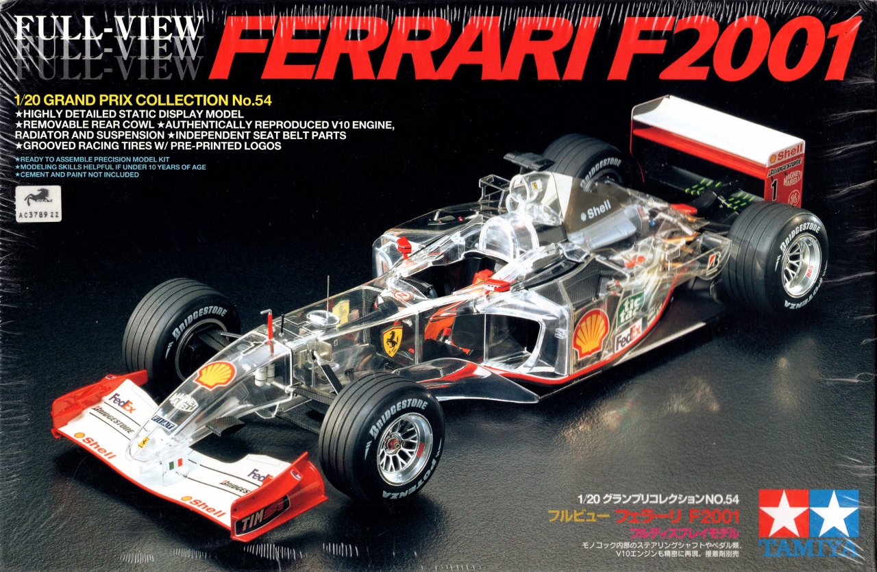 Tamiya Ferrari F2001 F1 Grand Prix - 1/20 Scale - Spotlight Hobbies