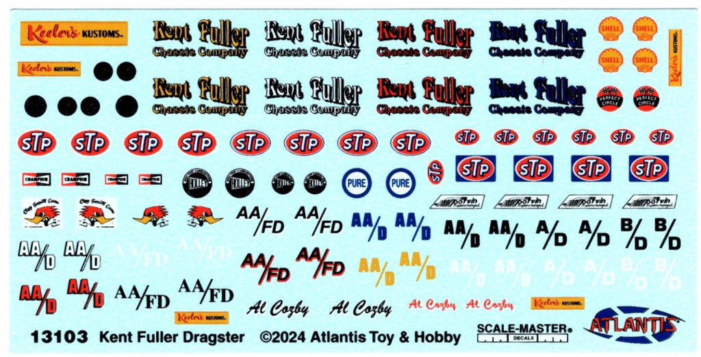 Atlantis (Revell) "Keeler's Kustoms" Kent Fuller Dragster - Spotlight Hobbies