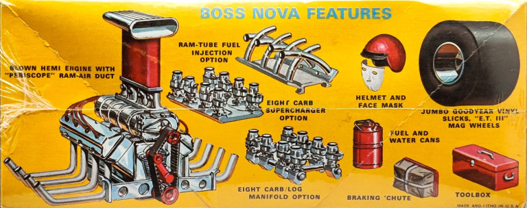 AMT "Boss Nova" 1963 Chevy II Nova Wagon Mid-Engine Funny Car ...