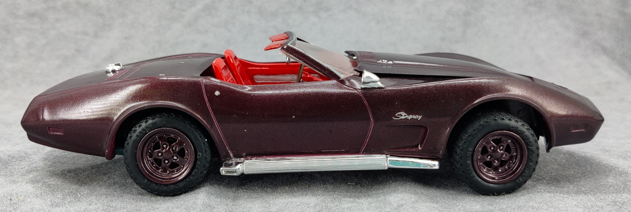 MPC 1974 Chevy Corvette Convertible Custom Built Kit - Spotlight Hobbies