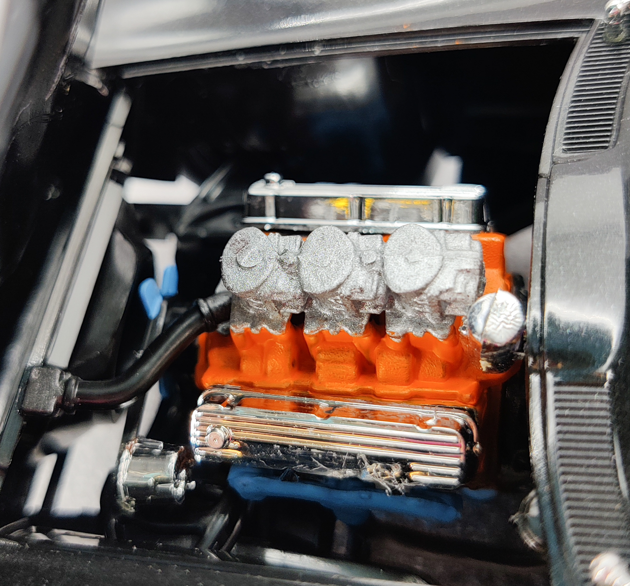 Monogram 1965 Chevy Corvette Coupe Street Machine Built Kit - Spotlight ...