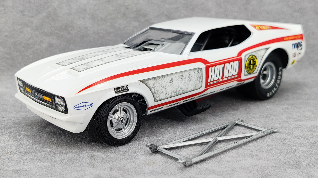 AMT Ford Mustang Funny Car Built Kit - Spotlight Hobbies