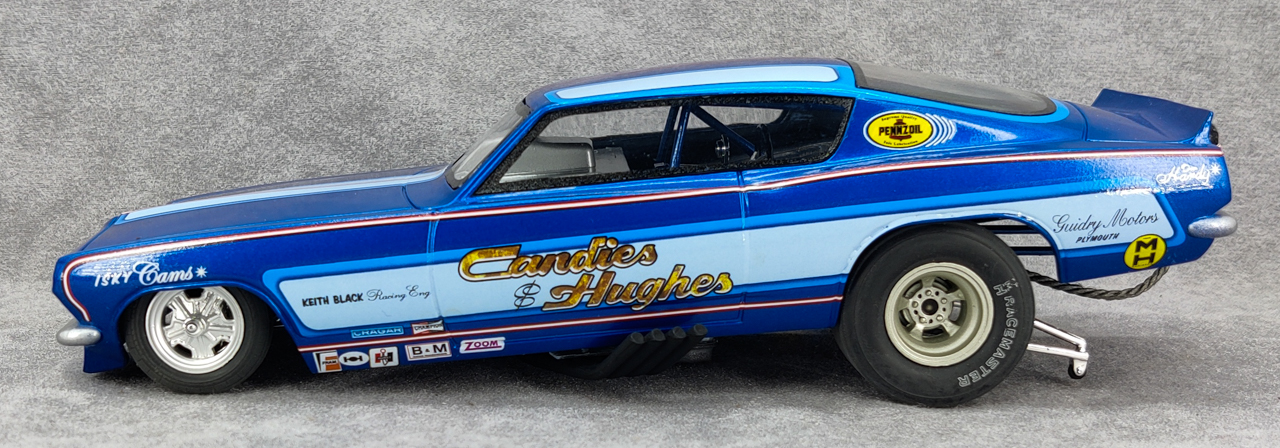 Polar Lights “Candies & Hughes” Plymouth Barracuda Funny Car Built Kit ...