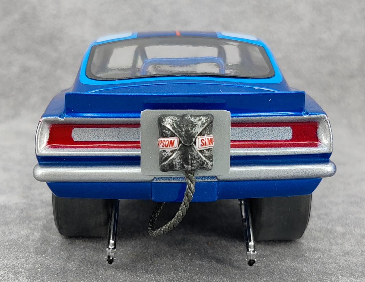 Polar Lights “Candies & Hughes” Plymouth Barracuda Funny Car Built Kit ...