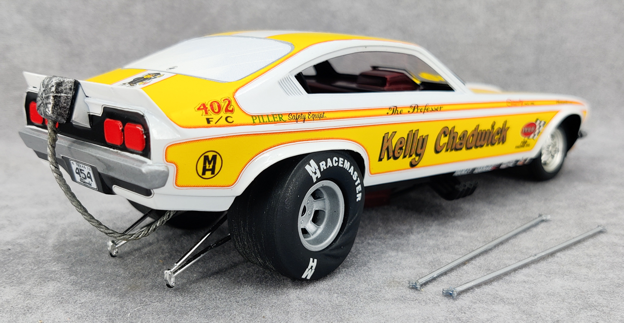 Revell “Kelly Chadwick” Chevy Vega Funny Car Built Kit - Spotlight Hobbies