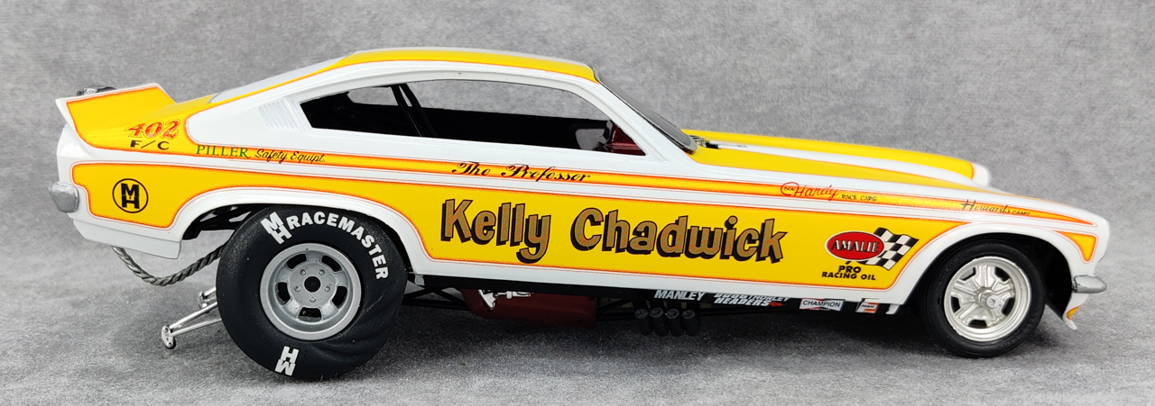 Revell “Kelly Chadwick” Chevy Vega Funny Car Built Kit - Spotlight Hobbies