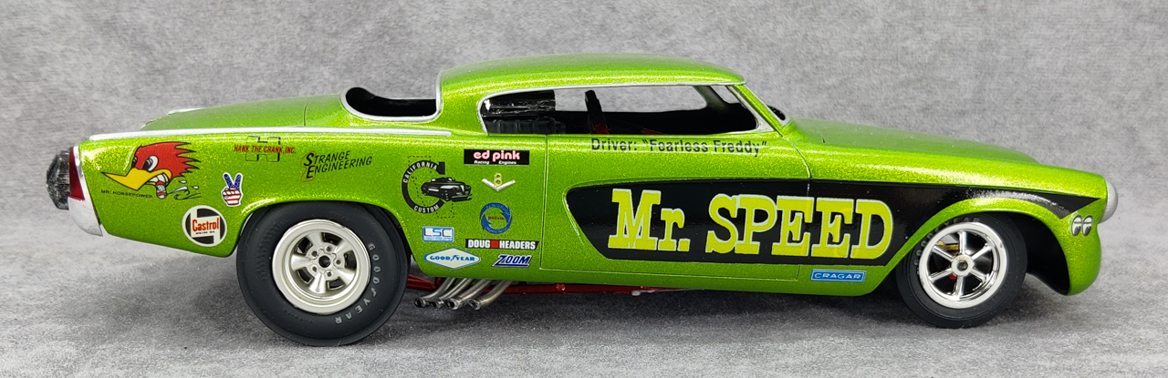 AMT “Mr. Speed” 1953 Studebaker Funny Car Built Kit - Spotlight Hobbies