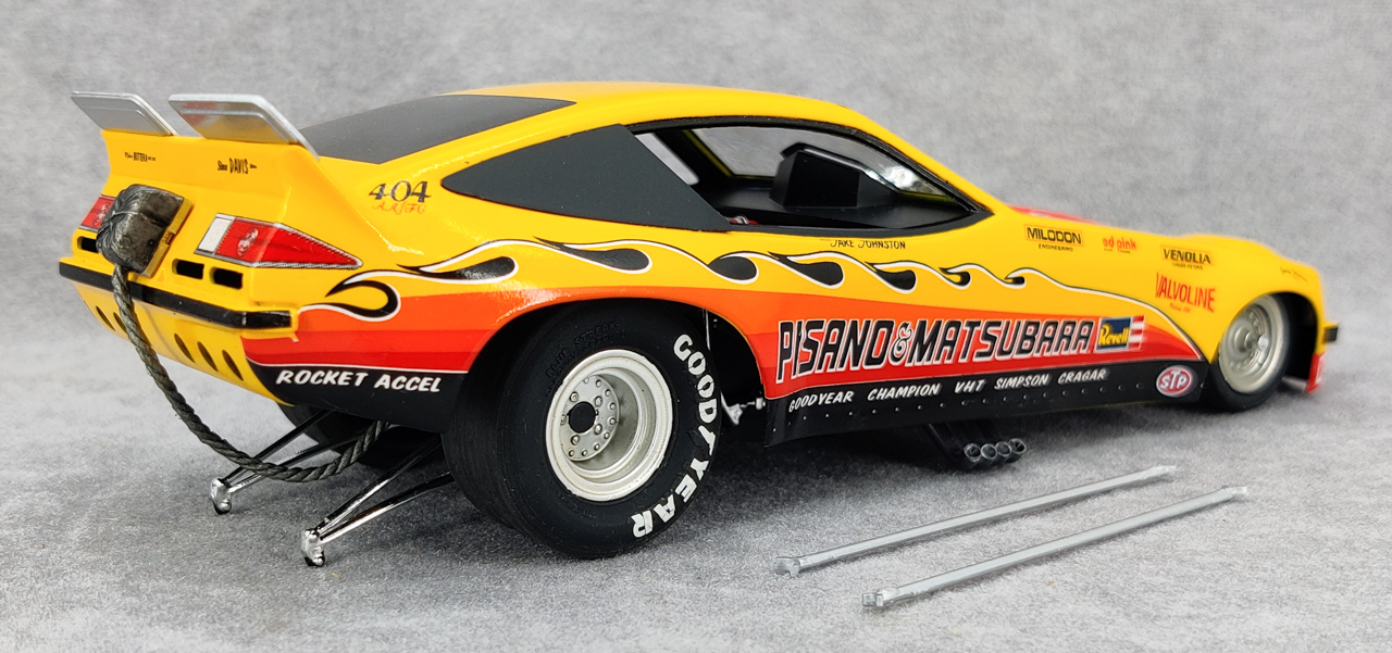 Revell “Pisano & Matsubara” Chevy Monza Funny Car Built Kit - Spotlight ...