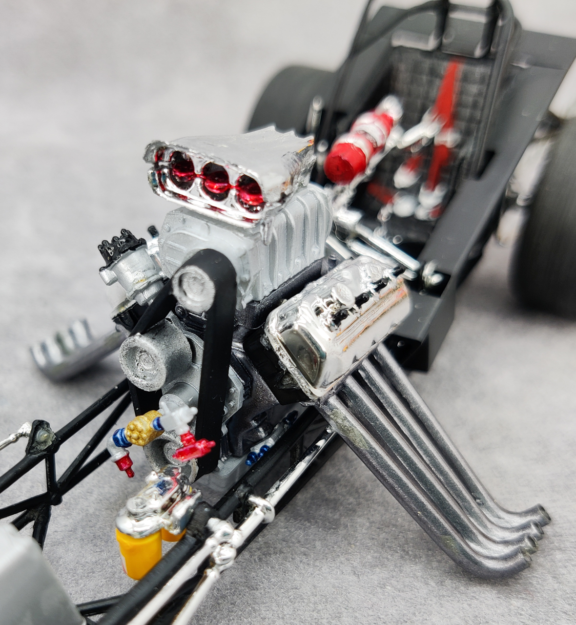 Revell “Pisano & Matsubara” Chevy Monza Funny Car Built Kit - Spotlight ...