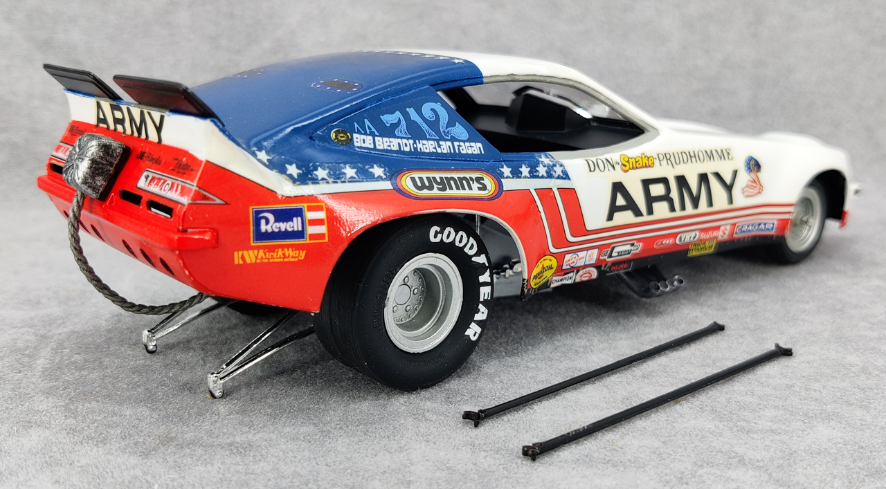Revell “Don 'The Snake' Prudhomme” Chevy Monza Funny Car Built Kit ...