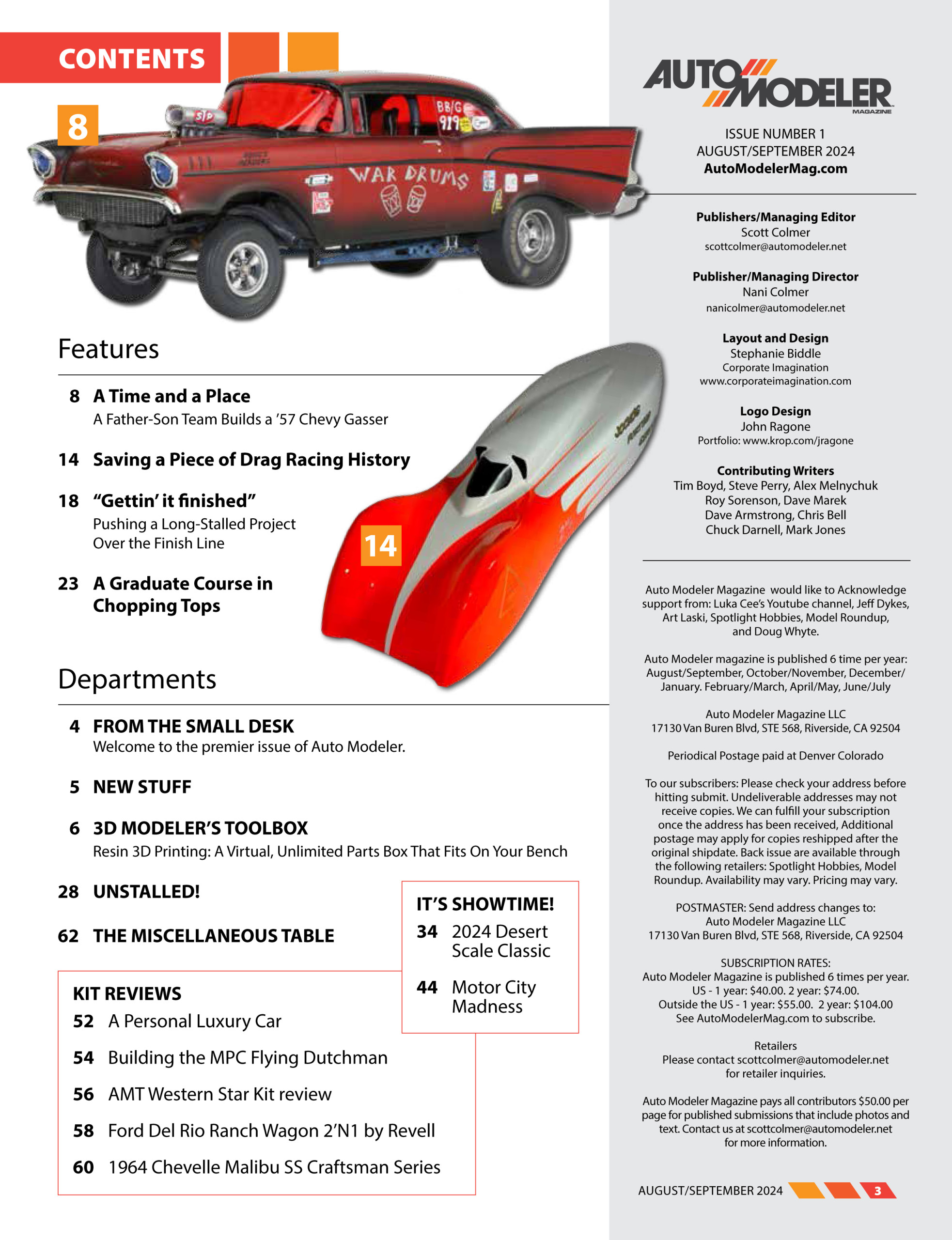 Auto Modeler Magazine - Premier Issue! - Spotlight Hobbies