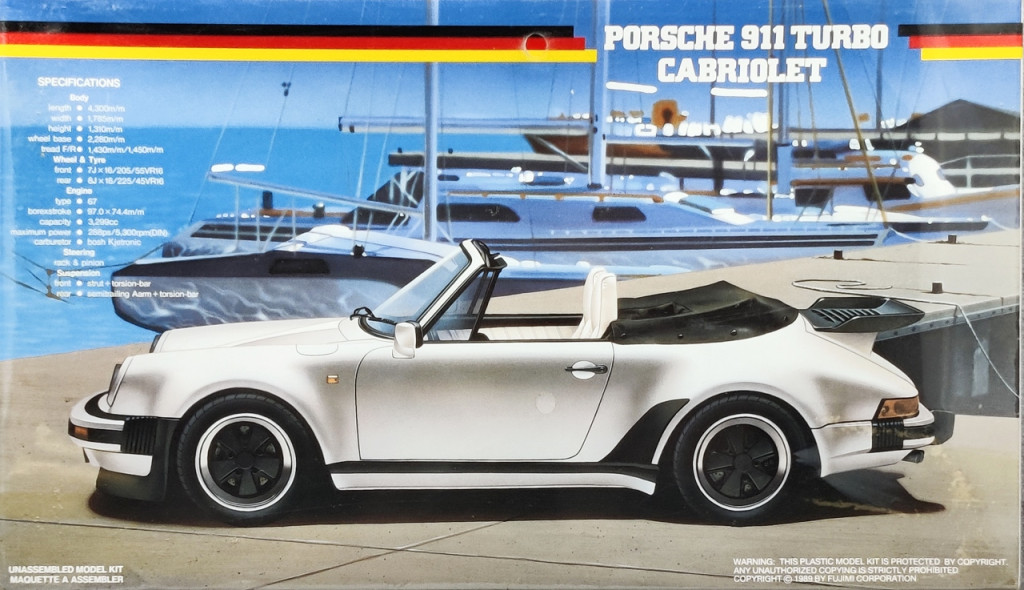 Fujimi Porsche 911 Turbo Cabriolet - Spotlight Hobbies