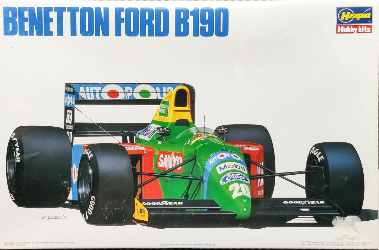 Hasegawa Benetton Ford B190 F1 - 1/24 scale - Spotlight Hobbies