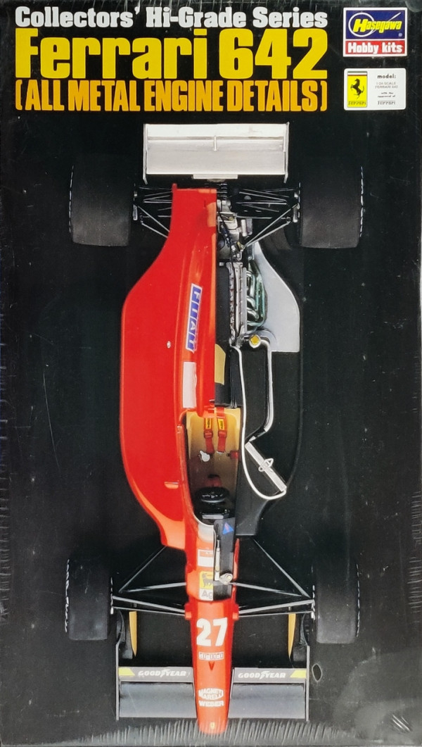 Hasegawa Ferrari 642 F1 Formula 1 - All Metal Engine Details - 1/24 ...