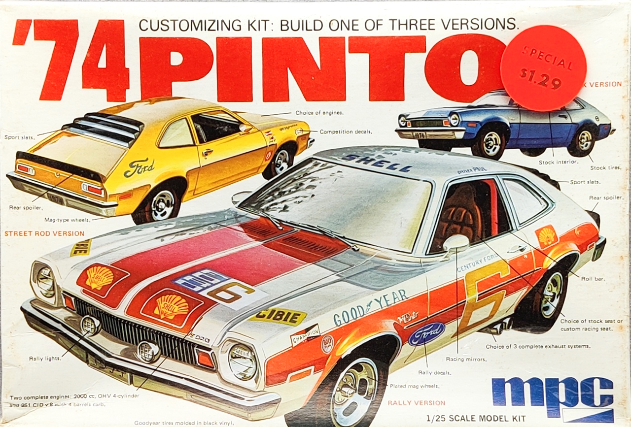 MPC 1974 Ford Pinto Hatchback - Stock, Street Rod or Rally - Spotlight ...