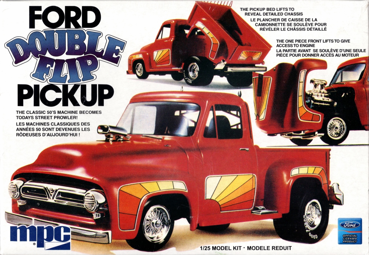 MPC “Double Flip” 1953 Ford Pickup Truck Flip-nose Street Machine ...
