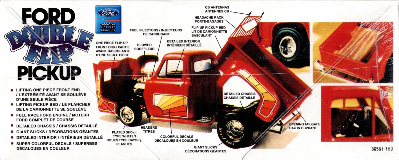 MPC “Double Flip” 1953 Ford Pickup Truck Flip-nose Street Machine ...