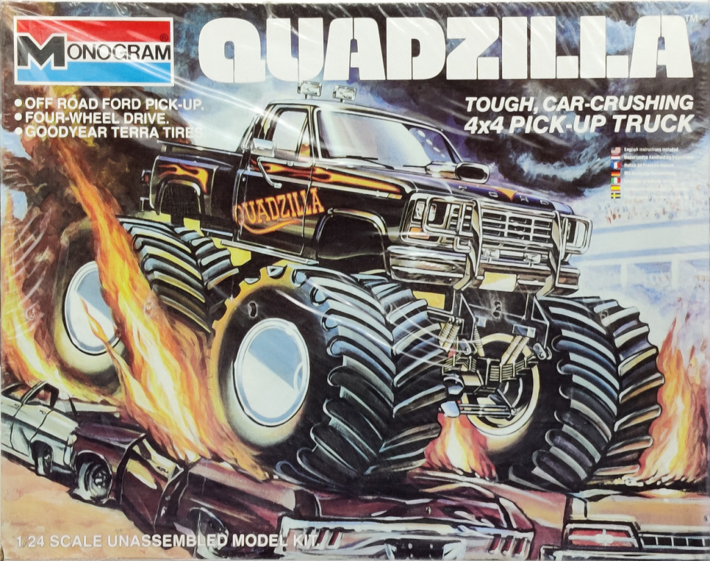 Monogram “Quadzilla" Ford Stepside Pickup Monster Truck - Spotlight Hobbies