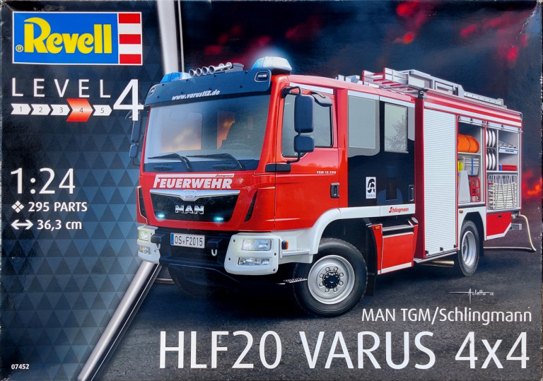 Revell Of Germany MAN TGM Schlingmann HLF20 Varus 4x4 Fire Truck ...