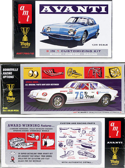 AMT 1963 Studebaker Avanti - Stock, Custom or Racing - Spotlight Hobbies