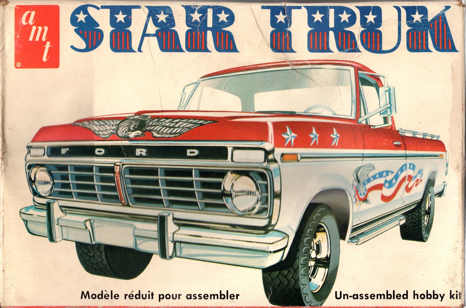 AMT 1975 Ford F-350 Ranger XLT Styleside Pickup - Stock or "Star Truk ...