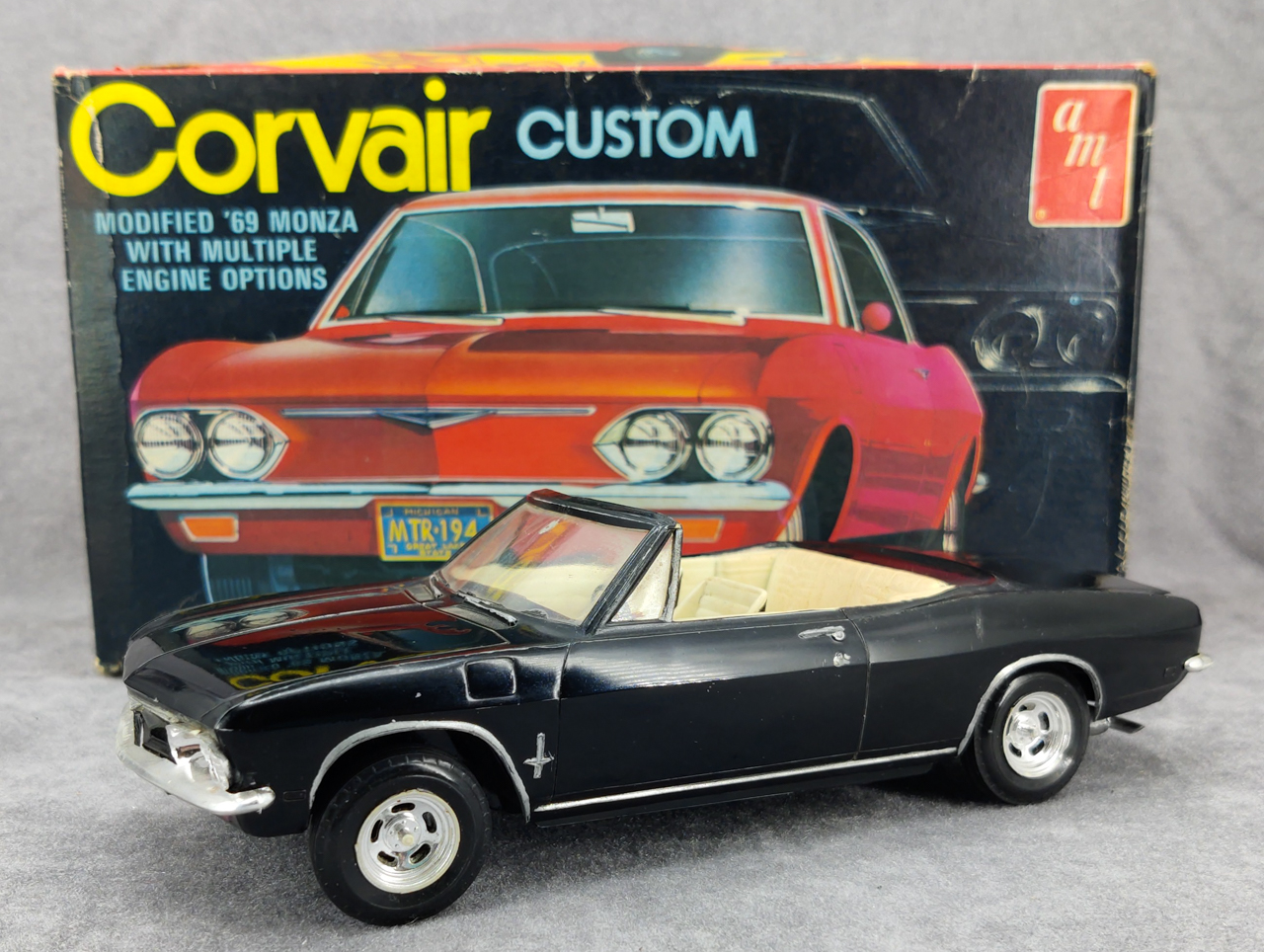 AMT 1969 Chevy Corvair Custom Convertible Built Kit with Box ...