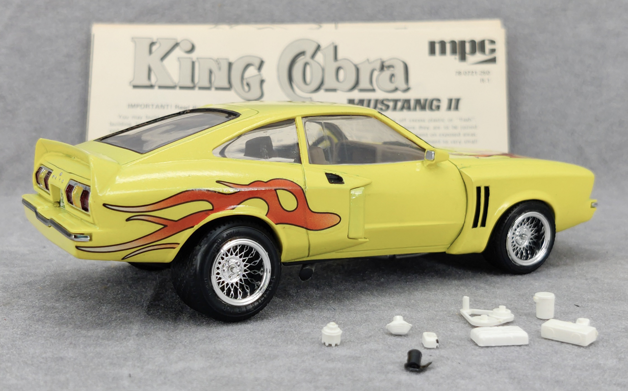 MPC 1978 Ford Mustang II “King Cobra” Built Kit with Box - Spotlight ...