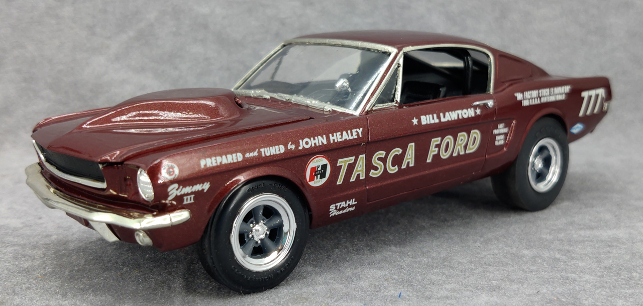 AMT 1965 Ford Mustang Fastback “Tasca Ford” Built Kit - Spotlight Hobbies