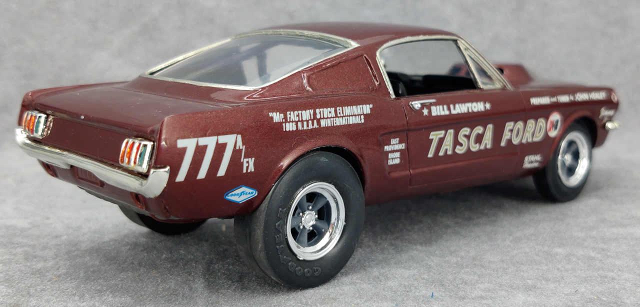 AMT 1965 Ford Mustang Fastback “Tasca Ford” Built Kit - Spotlight Hobbies