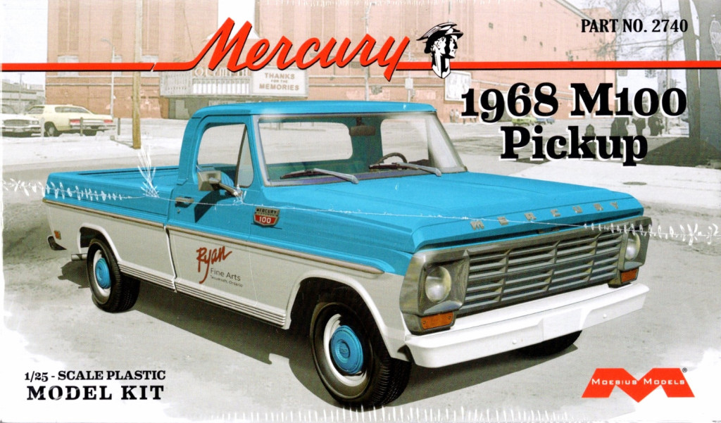 Moebius 1968 Mercury M100 Pickup Truck - Spotlight Hobbies