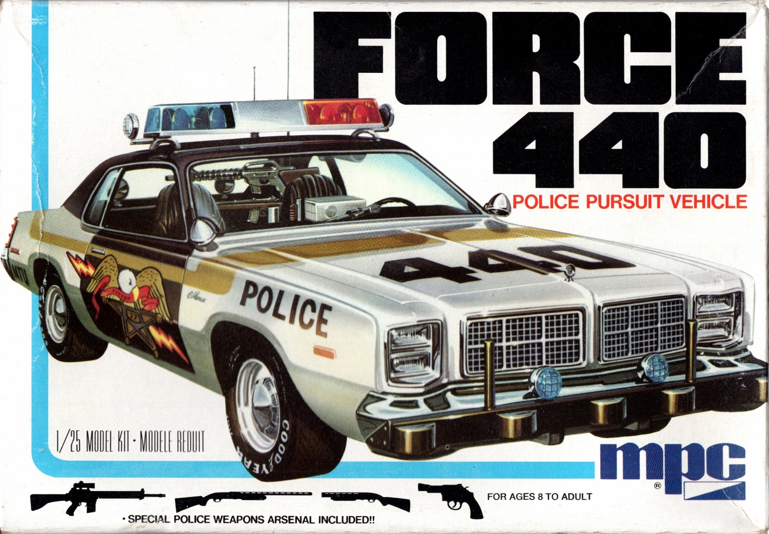 MPC 1977 Dodge Monaco 2 Door Hardtop "Force 440" Police Car - Spotlight ...