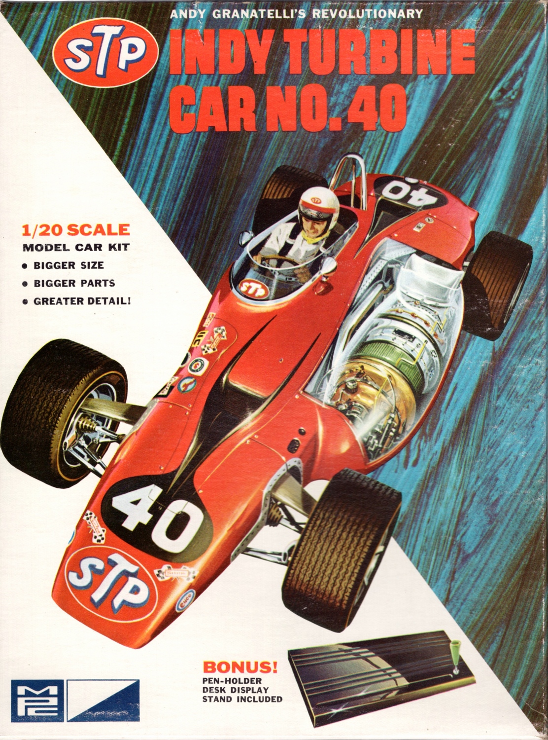 MPC STP Indy Turbine Car No. 40 - 1/20 Scale - Spotlight Hobbies