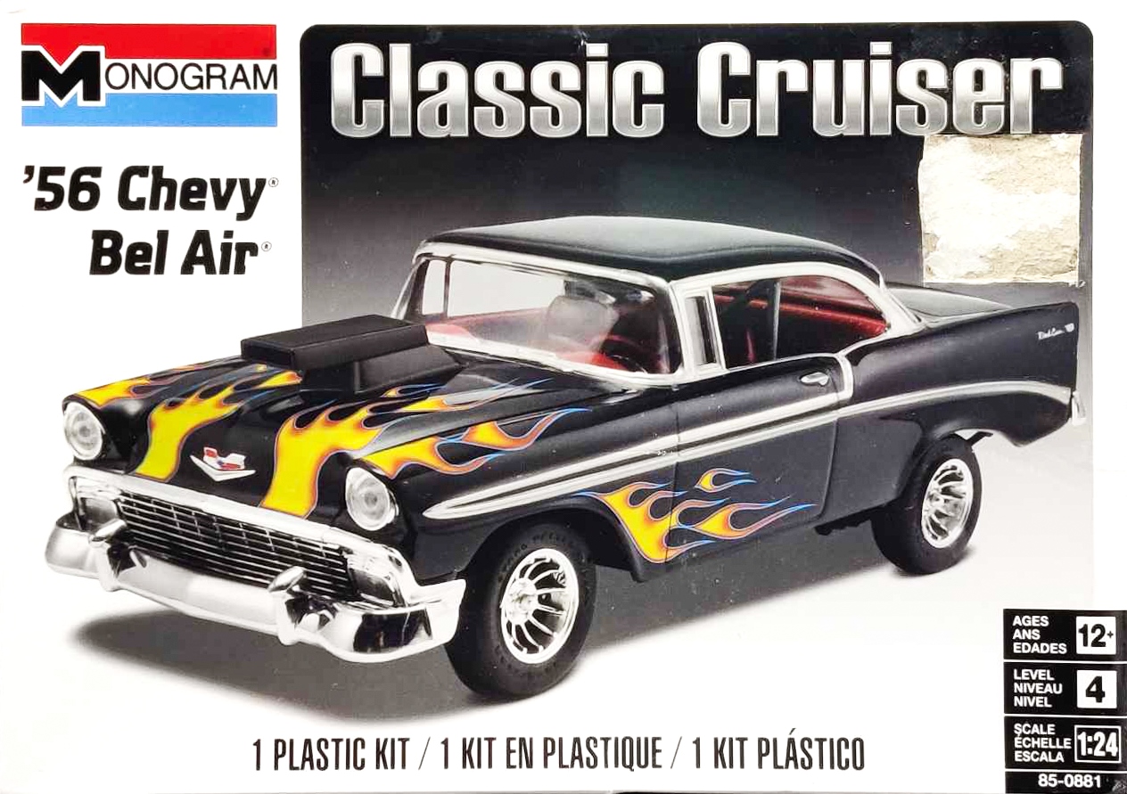 Monogram 1956 Chevy Bel Air Hardtop Street Machine "Classic Cruiser ...