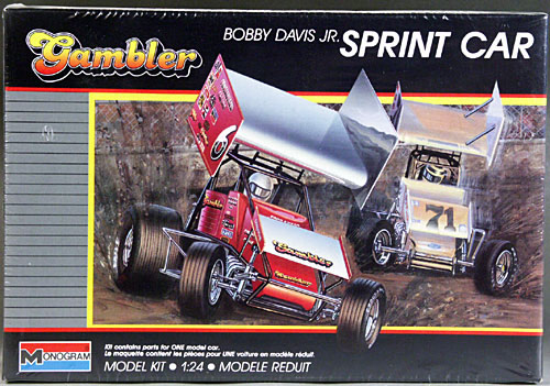 Monogram Bobby Davis Jr. #6 "Gambler" Winged Sprint - Spotlight Hobbies