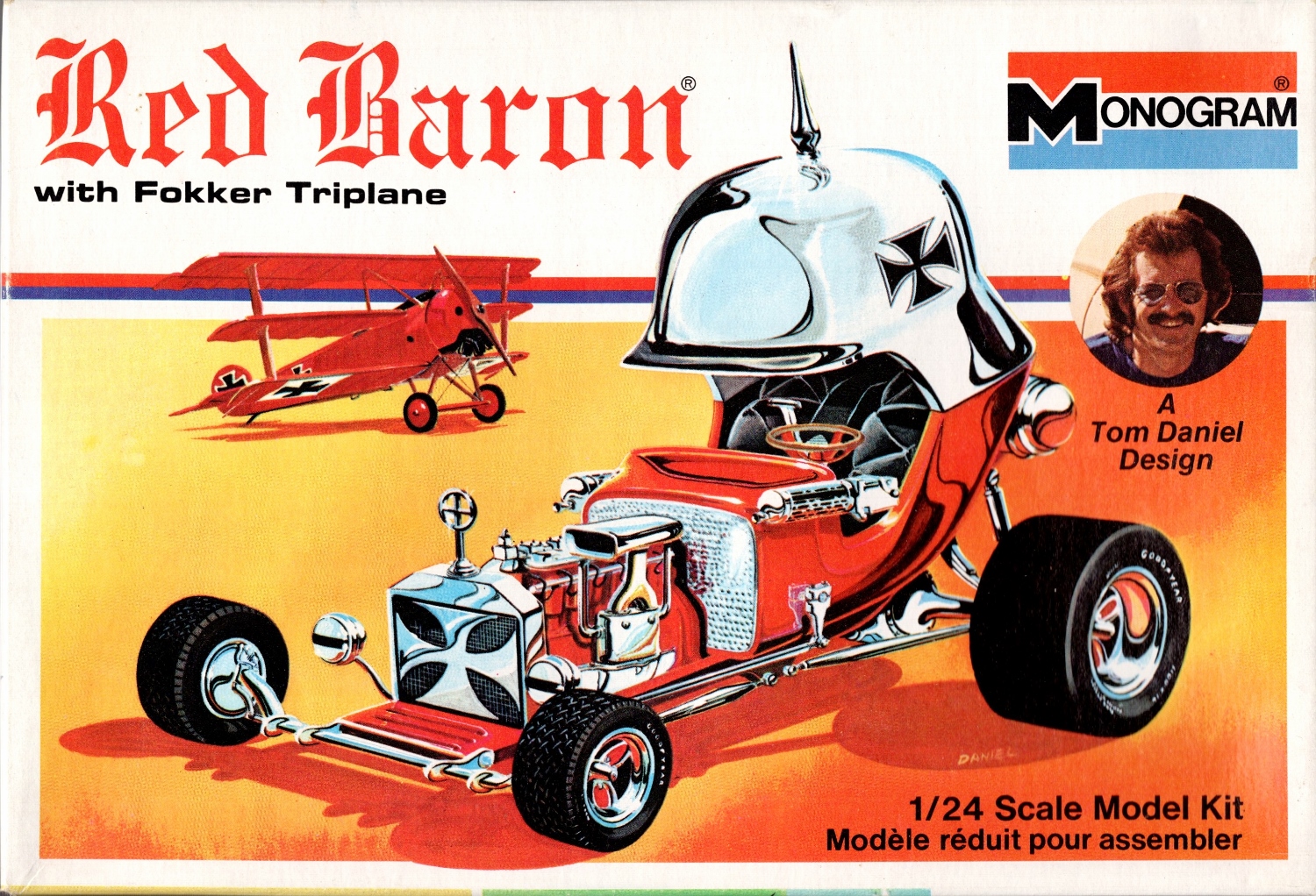 Monogram "Red Baron" Show Rod - 1973 Mattel Issue - Spotlight Hobbies